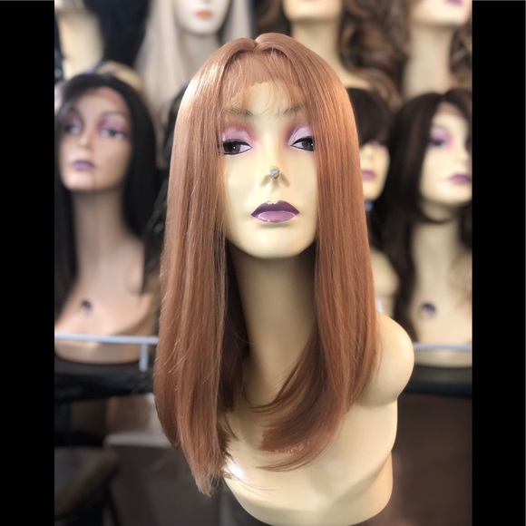 Accessories | Irish Copper Rust Baby Hair Prepluck Bob Lace Wig | Poshmark